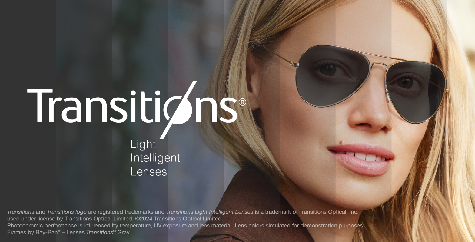 Transitions® Light Intelligent Lenses for Glasses and Sunglasses ...