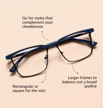 Best Glasses for Triangle Faces | SmartBuyGlasses USA