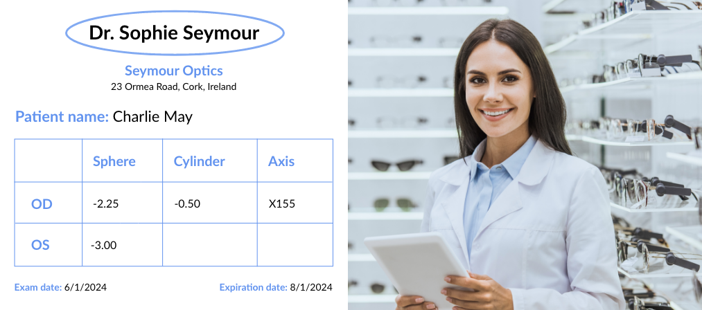 Valid Prescription Checklist | SmartBuyGlasses US