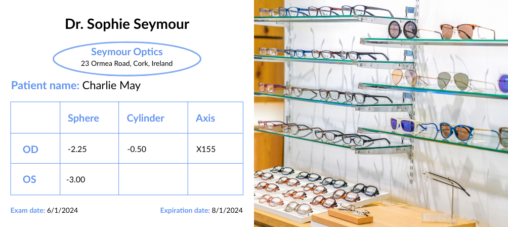 Valid Prescription Checklist | SmartBuyGlasses US