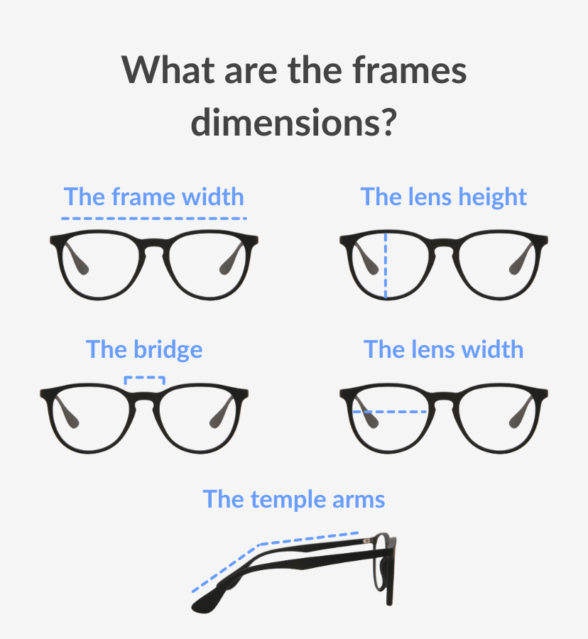 Understanding Glasses Measurements | VisionDirect AU
